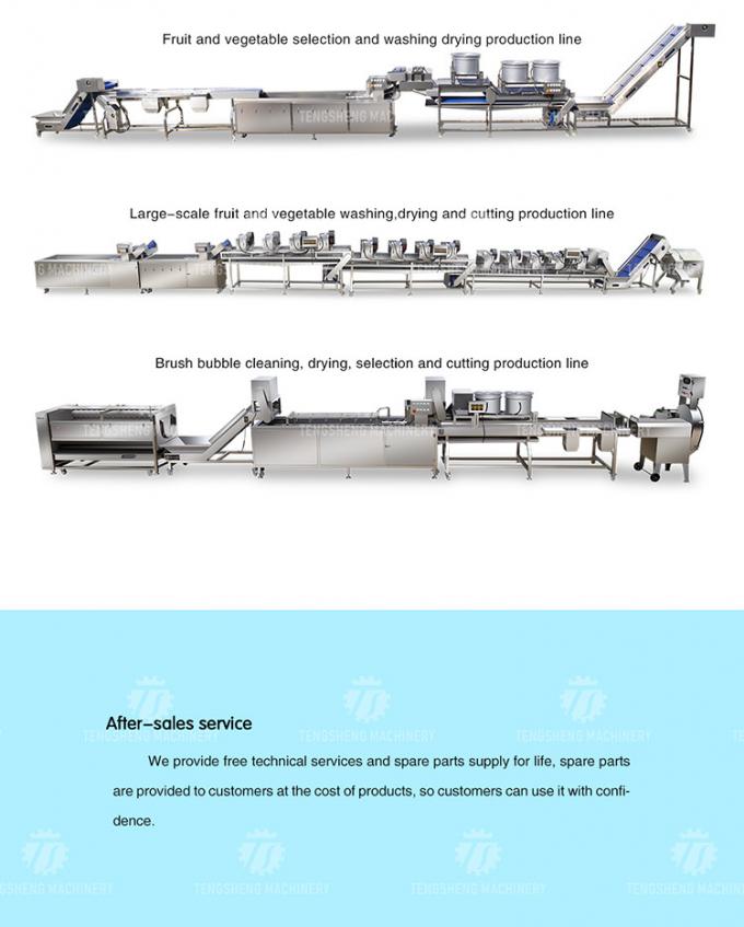Mesin Meja Sortasi Sayuran dan Buah Berdaun Otomatis Industri